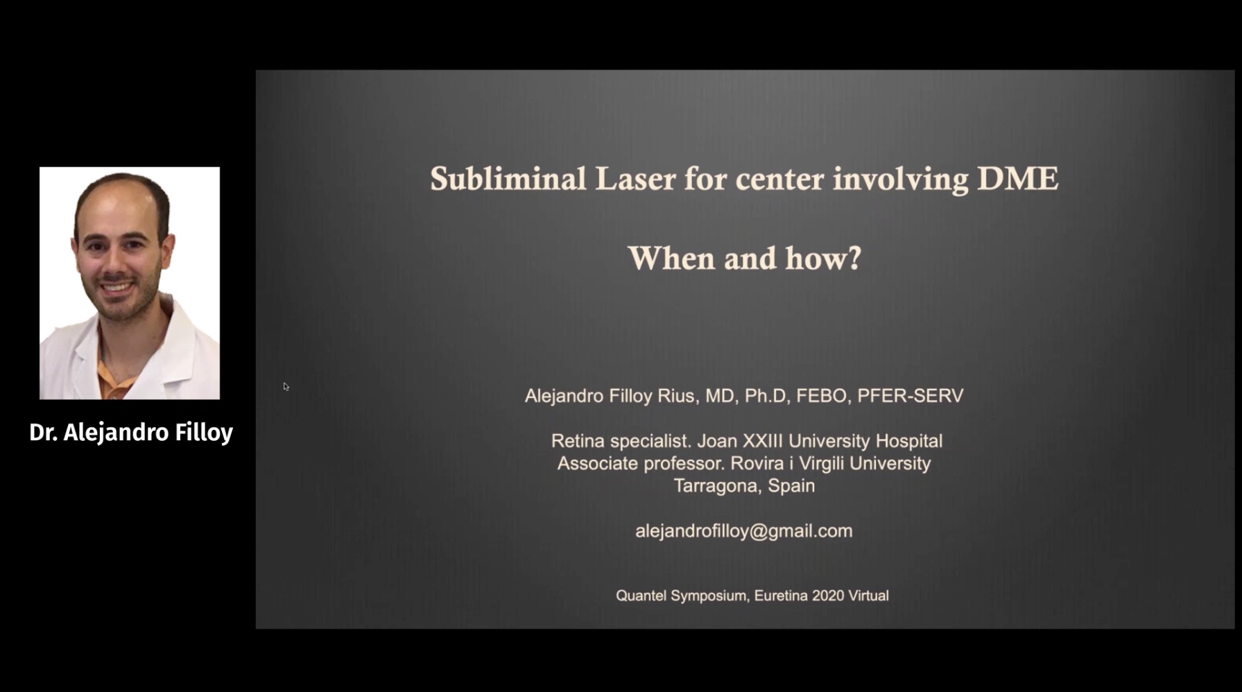 SubLiminal Laser for Center Involving DME: When and How? - Eyetube