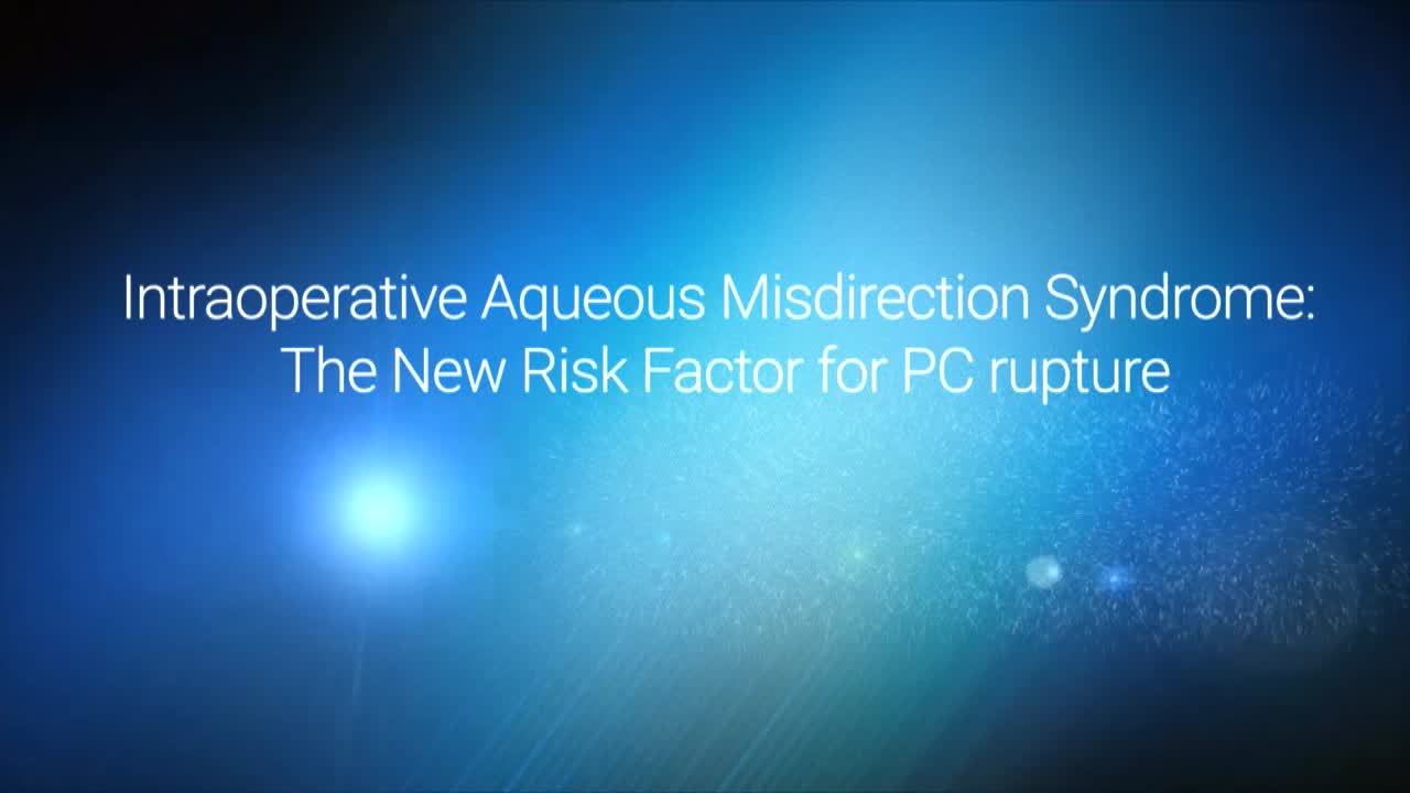 Intraoperative Aqueous Misdirection Syndrome: The New Risk Factor for ...